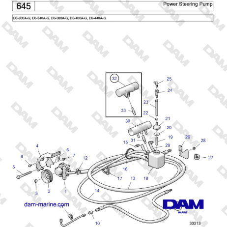 Volvo Penta D6-300 / D6-340 / D6-380 / D6-400 / D6-440 / D6-480 (G ...