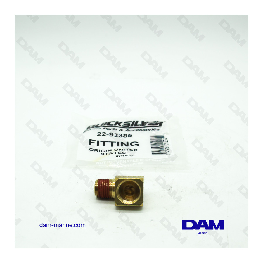 DAM Marine - RACCORD COUDE 90° CONCAVE MF - 1/4 X 3/8