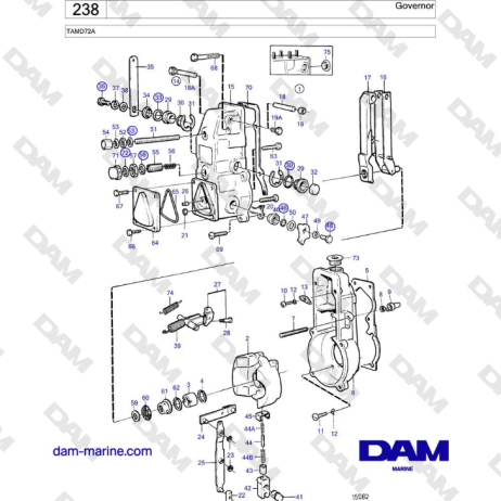 Volvo Penta TAMD72 - Governor - DAM Marine