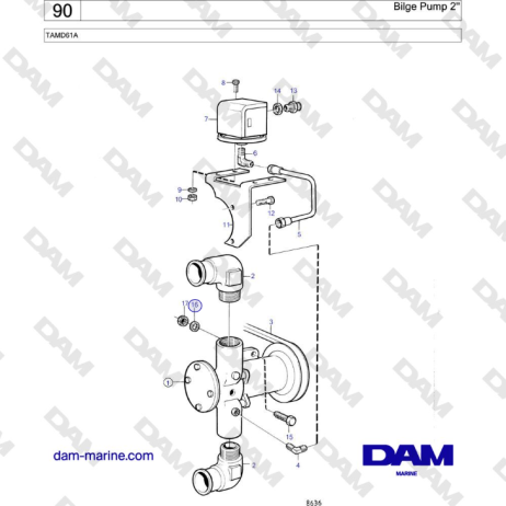 Volvo Penta TAMD61A - Bilge Pump 2''