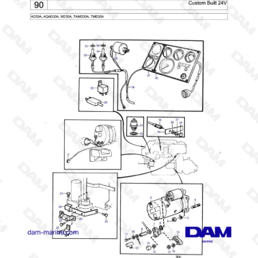 Volvo Penta AD30A / AQAD30A / MD30A / TAMD30A / TMD30A - Custom Built ...
