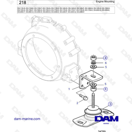 Volvo Penta D3-110 / D3-140 / D3-150 / D3-170 / D3-200 / D3-220 ...