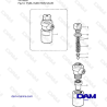 Yanmar 3QM - Fuel injection valve - DAM Marine