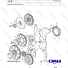 Volvo Penta D16 - Timing gear - DAM Marine