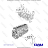 Mercruiser D4.2 - 300D - TRONIC - ENGINE - CYLINDER BLOCK - DAM Marine