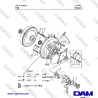 Yanmar YSB8 / YSB12 - MAIN BEARING HOUSING
