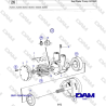 Volvo Penta AQ260A, AQ260B - Sea Water Pump: 841640 - DAM Marine