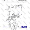 Volvo Penta AQ151B - Crankshaft and Related Parts: B - DAM Marine