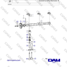 Volvo Penta AQ151B - Camshaft and Valve Mechanism: B - DAM Marine