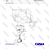 Volvo Penta AQ151A, AQ151B, AQ151C - Engine Suspension: A