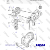 Volvo Penta TAMD31A - Timing Gear Cover and Gears: C