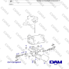 Volvo Penta TAMD31A -Oil Filter and Installation Components: C
