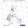 Volvo Penta TAMD31A - Alternador y componentes de instalación: B