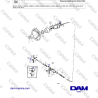 Volvo Penta MD31A, TMD31A, TAMD31A - Steering Mechanism Roto Pilot