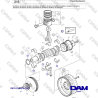 Volvo Penta D4-440 - Crank Mechanism
