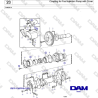 Volvo Penta TAMD61A - Coupling for Fuel Injection Pump with Cover