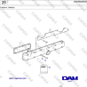 Volvo Penta TAMD61A, TAMD62A - Inlet Manifold
