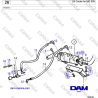 Volvo Penta TAMD61A - Oil Cooler for MG 509