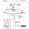 Volvo Penta TAMD61A, TAMD62A - Expansion Tank