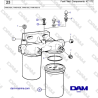 Volvo Penta TAMD162A, TAMD162B, TAMD162C, TAMD162C-B - Fuel Filter ...