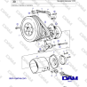 Volvo Penta TAMD165A-A, TAMD165C-A, TAMD165P-A - Standard Alternator: STD