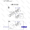Yanmar 3GM30FC - MIXING ELBOW