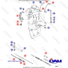 Exploded view Interior plate Mercruiser Bravo 1 base - DAM Marine