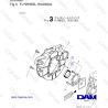 Yanmar 3JH3 - FLYWHEEL HOUSING - DAM Marine