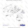 MERCRUISER 8.1L 496 MAG HO - Shift bracket, digital throttle shift