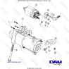 MERCRUISER 3.0L TKS - Starter motor - DAM Marine