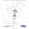 MERCRUISER 7.4L EFI TBI - Fuel filter - DAM Marine