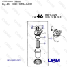 Yanmar 3GM30/3GM30F - Fuel strainer - DAM Marine