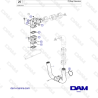 Volvo Penta 5.0L GXI - 3" Riser Extension - DAM Marine