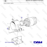 Volvo Penta TAMD70D / TAMD70E - Alternador y componentes de instalación