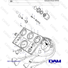 Volvo Penta TAMD70D / TAMD70E - Panel de instrumentos: 837819