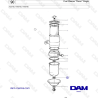 Volvo Penta TAMD70D / TAMD70E - Fuel Cleaner "Racor" Single