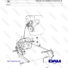 Volvo Penta TAMD41B - Alternador y componentes de instalación: B - DAM ...
