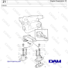 Volvo Penta TAMD40A - Engine suspension : B