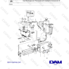 Volvo Penta TMD40A - Heat exchanger & thermostat with installation ...