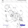 Volvo Penta AQAD40B - Componentes de conexión 280DP