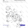 Volvo Penta AQD40A / AQAD40A / AQAD40B - Connecting components AQ Drive ...
