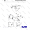 Volvo Penta TMD40A - Heat exchanger with installation components