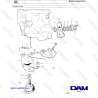 Volvo Penta AQ120B / AQ125A - Engine suspension